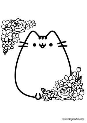 Pusheen the Cat Coloring Pages | Print or Download