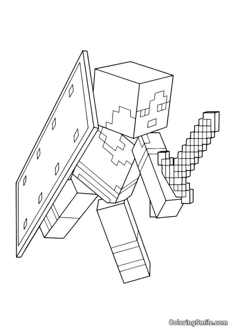 Minecraft Coloring Pages Printable | PDF & JPG
