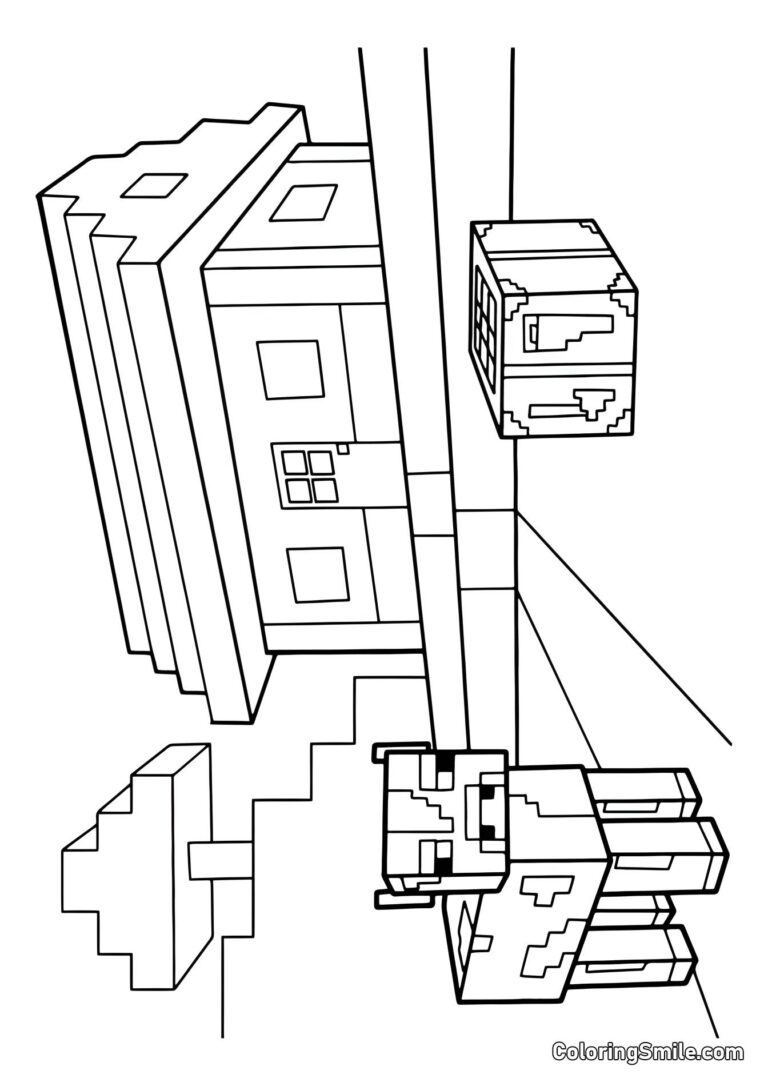 Minecraft Coloring Pages Printable | PDF & JPG