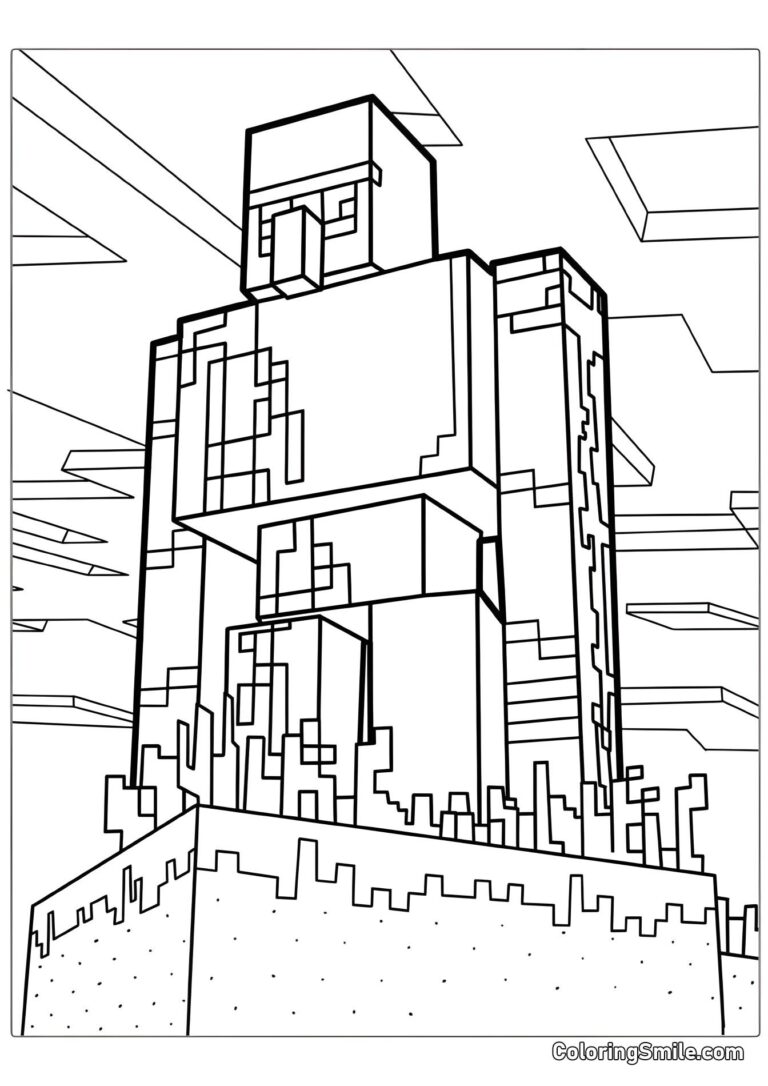 Minecraft Coloring Pages Printable | PDF & JPG
