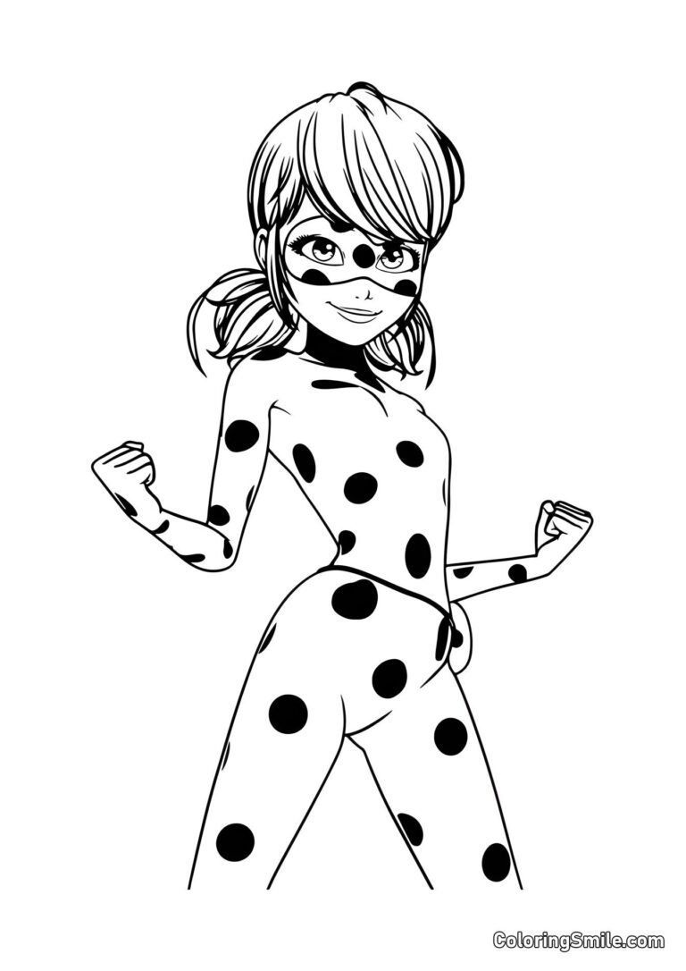 Ladybug and Cat Noir Coloring Pages | Print on A4