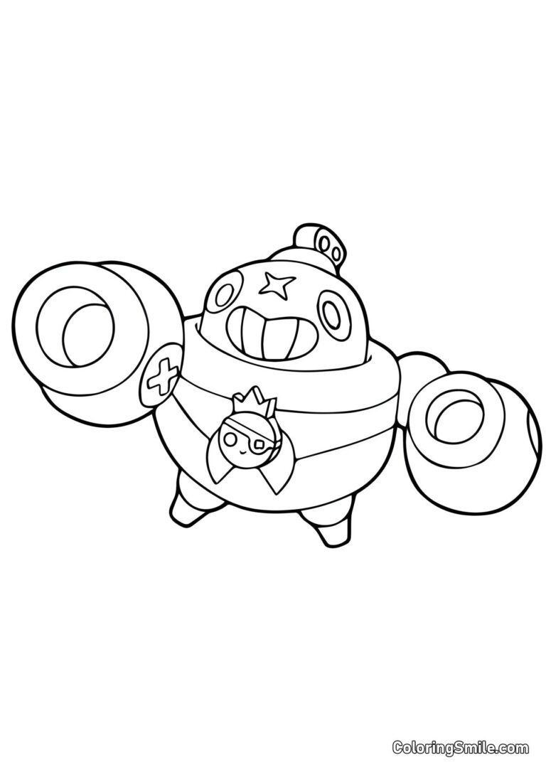 Brawl Stars Coloring Pages for Printing