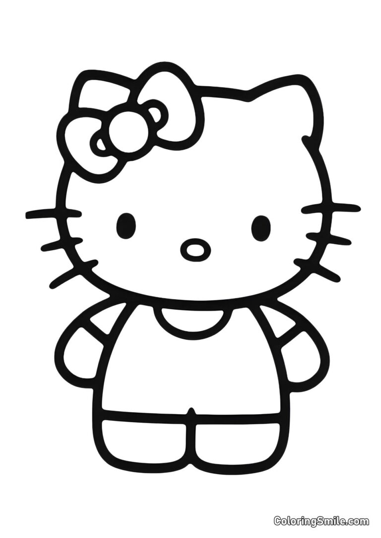 Розмальовки Hello Kitty | Безкоштовні роздруковувані зображення