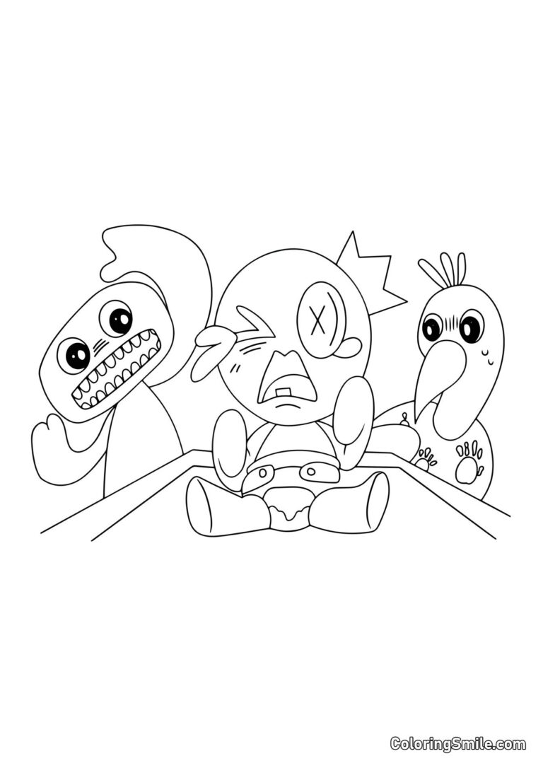 Banban Coloring Pages | Free Printable Sheets