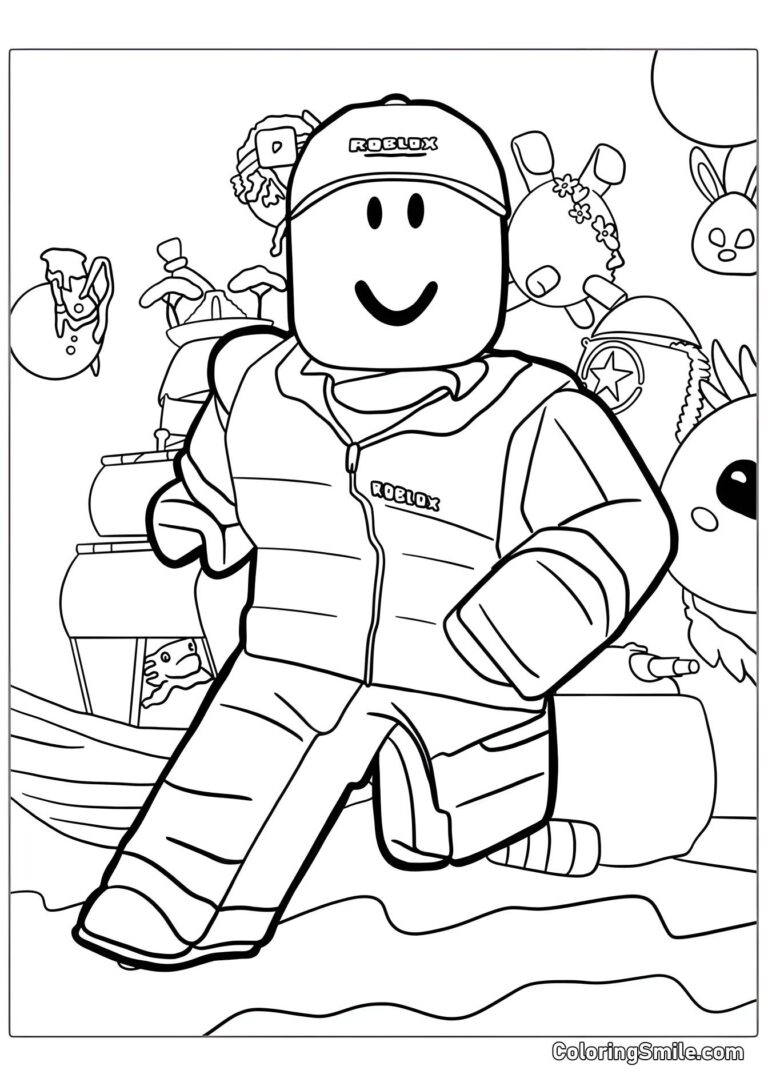 Roblox Coloring Pages | Awesome Collection
