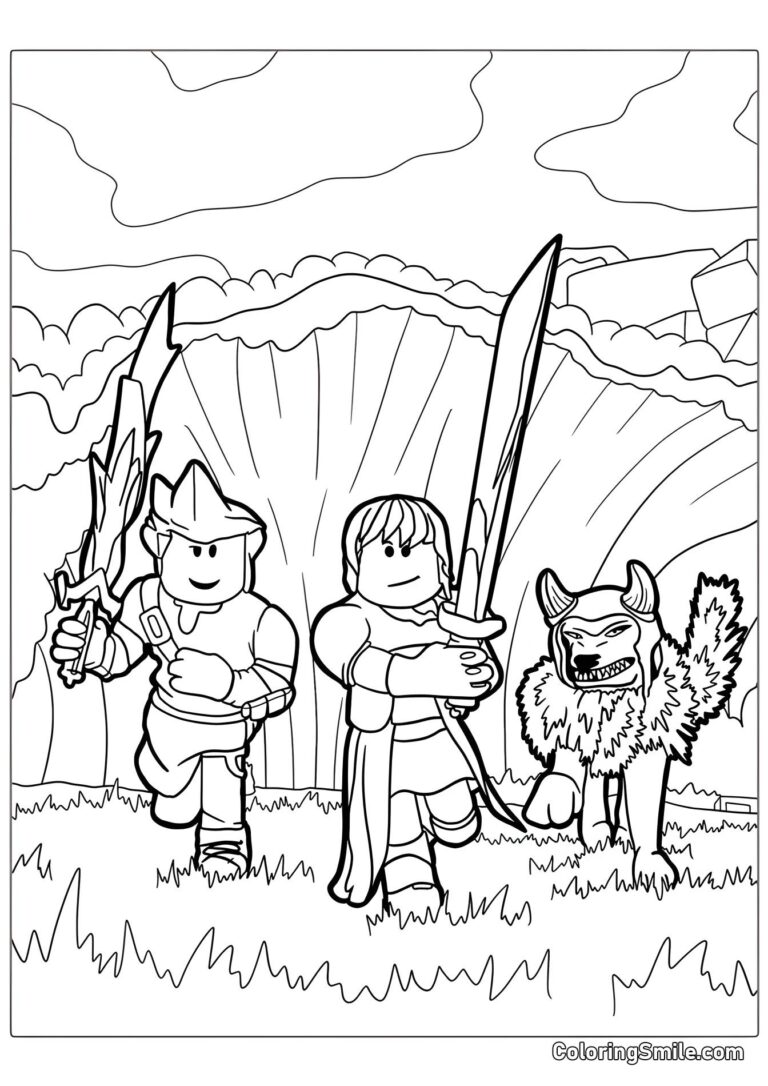 Roblox Coloring Pages | Awesome Collection