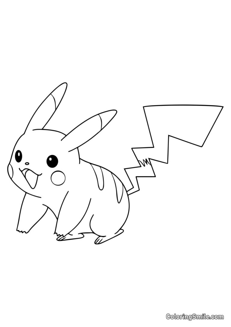 Pikachu Coloring Pages | Print Your Own Pikachu