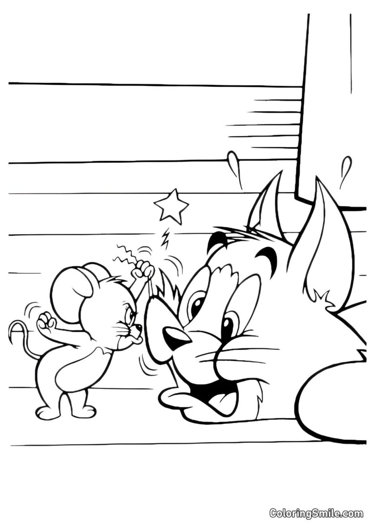 Tom and Jerry Coloring Pages | 50+ Free Printable PDFs