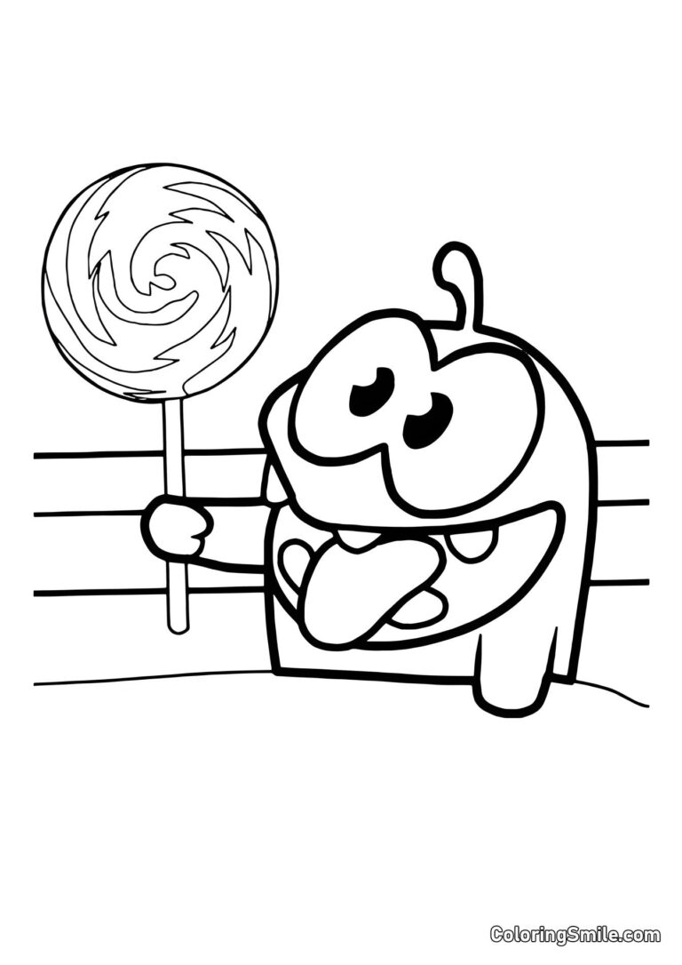 Om Nom Coloring Pages | Free Printable PDFs
