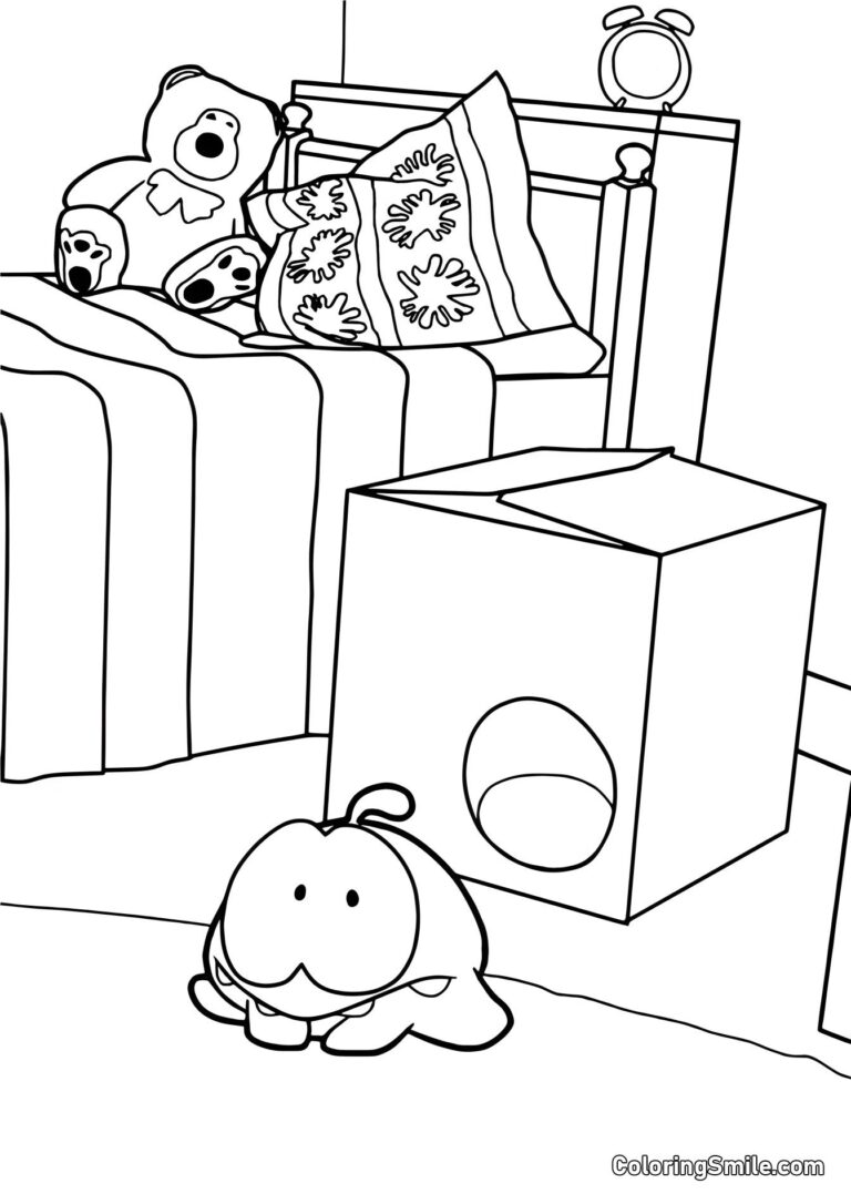 Om Nom Coloring Pages | Free Printable PDFs