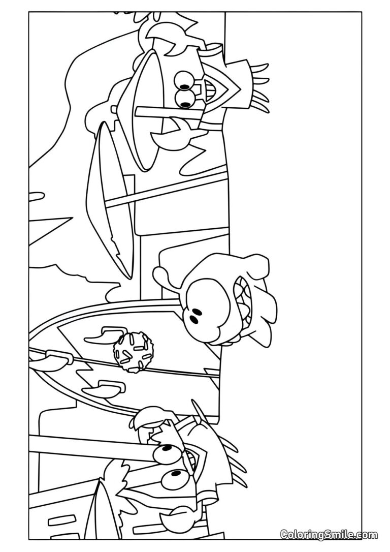 Om Nom Coloring Pages | Free Printable PDFs