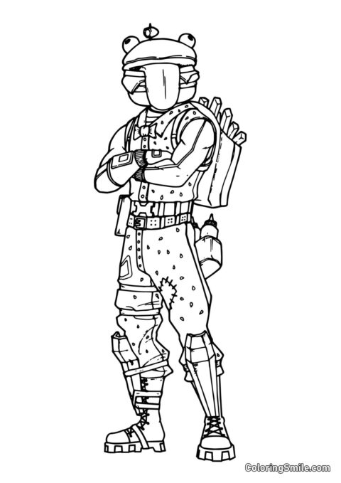 Fortnite Coloring Pages – Print on A4, Download as PDF