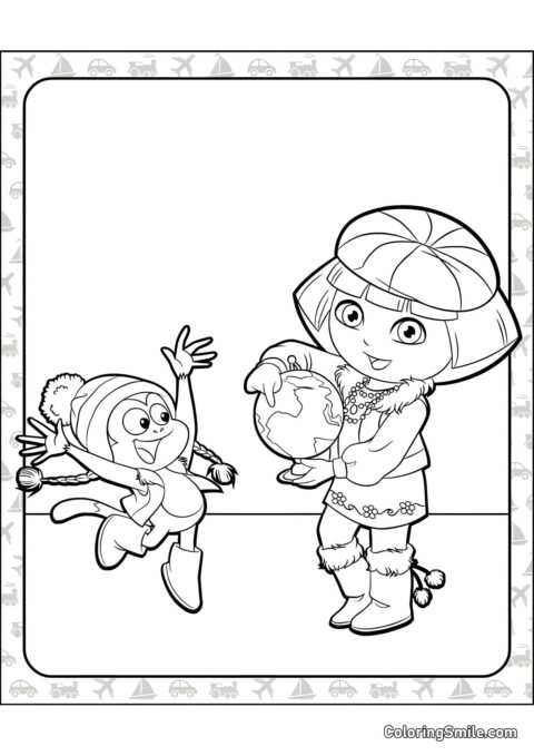 Dora the Explorer Coloring Pages | Print & Download PDF