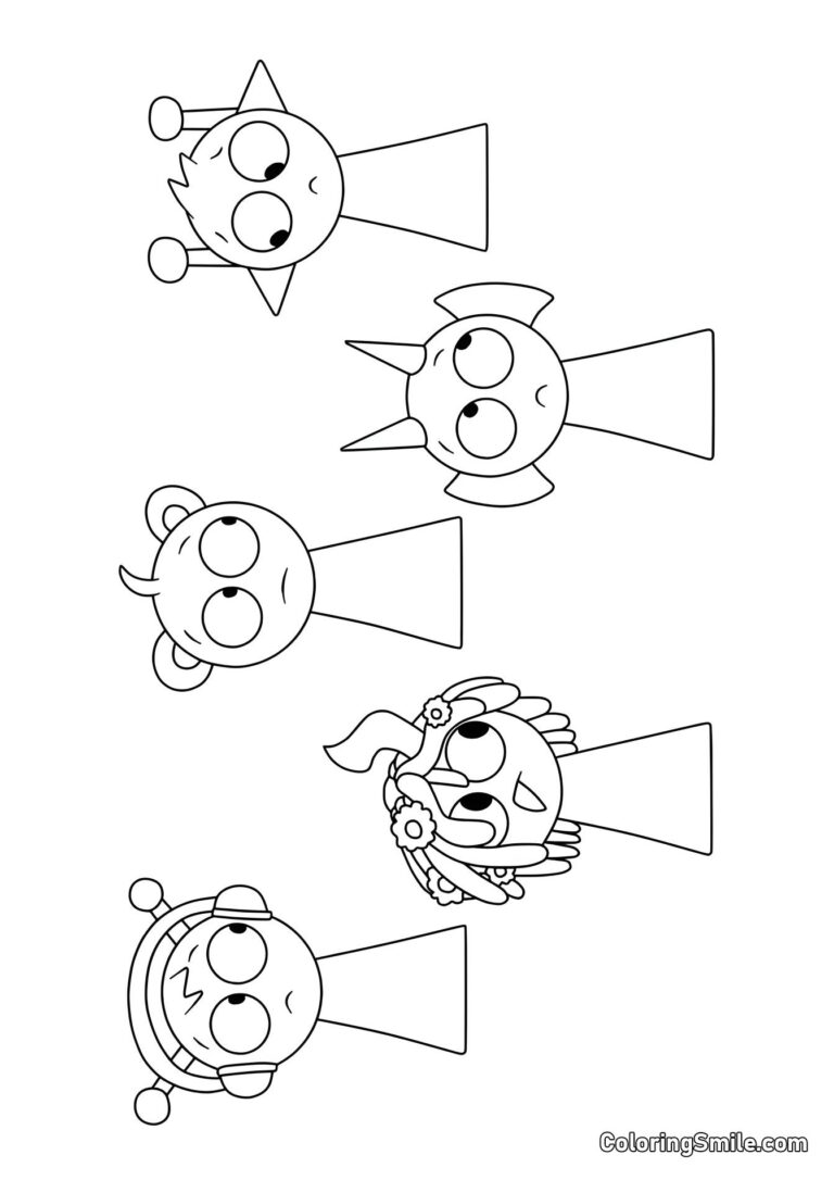 Sprunki Coloring Pages | A Fun Collection for Kids
