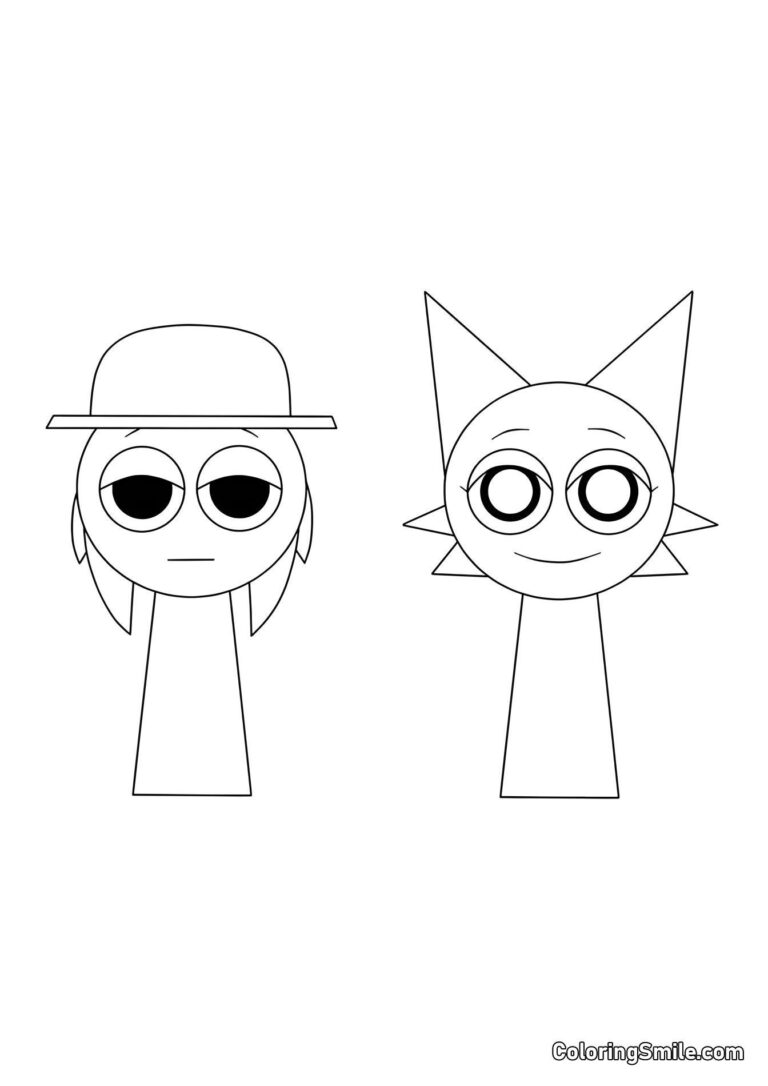 Sprunki Coloring Pages | A Fun Collection for Kids