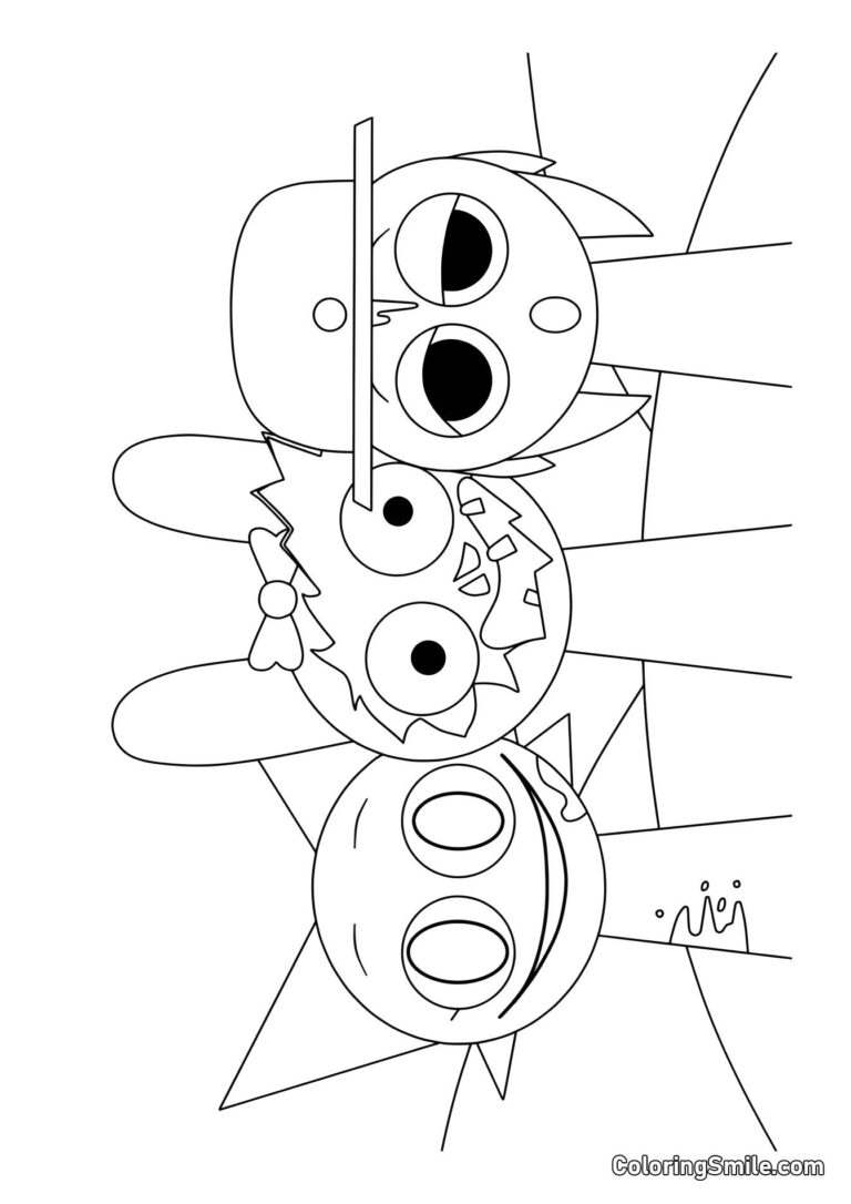 Розмальовки Спрункі | Весела колекція для дітей