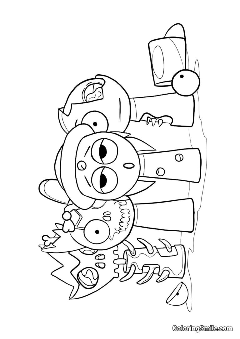 Sprunki Coloring Pages | A Fun Collection for Kids