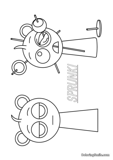 Sprunki Coloring Pages | A Fun Collection for Kids