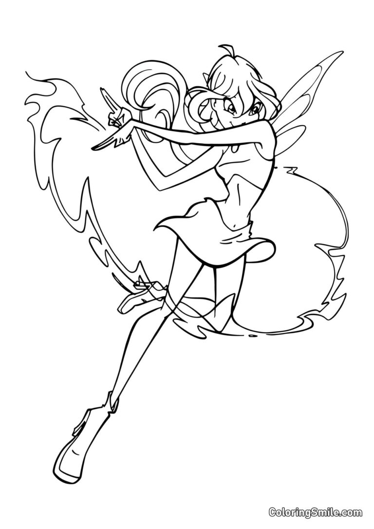 Winx Coloring Pages | Print on Letter & A4 or Download as PDF